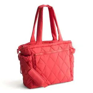 VERA BRADLEY Welland Diaper Bag Tote - Red