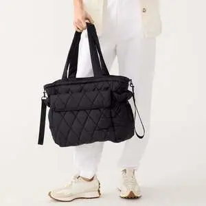 VERA BRADLEY Welland Diaper Bag Tote - Black