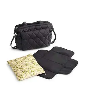 VERA BRADLEY Welland Diaper Bag Tote - Black