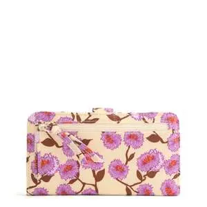 VERA BRADLEY Tab Wallet In Stripey Buttons - White