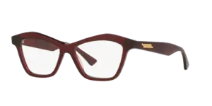 Bottega Veneta Bottega Veneta Cat-Eye Eyeglasses Rouge