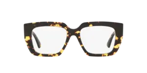 Bottega Veneta Rectangle Eyeglasses - Tortoise
