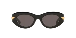 Bottega Veneta Bv1322s Round Sunglasses - Black