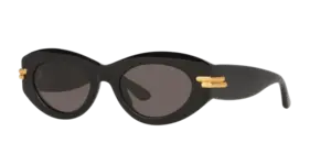 Bottega Veneta Bottega Veneta BV1322S Round Sunglasses Noir