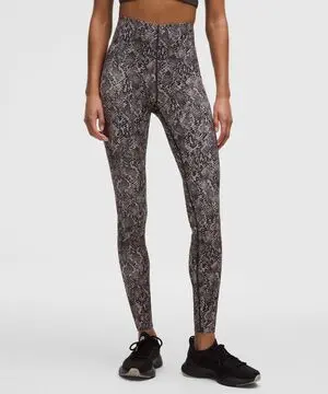 Lululemon Glow Up™ Super-high-rise 28" Tights - Snake Structure Grey Multi