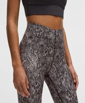 Lululemon Glow Up™ Super-high-rise 28" Tights - Snake Structure Grey Multi
