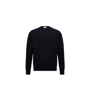 Moncler Embroidered Monogram Cotton Jumper