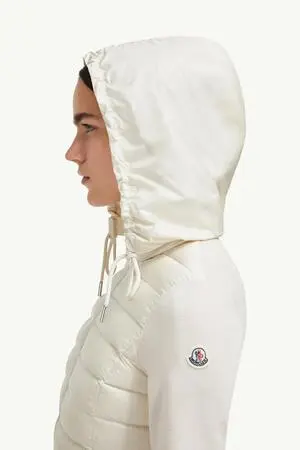 Moncler Padded Wool Zip-up Cardigan