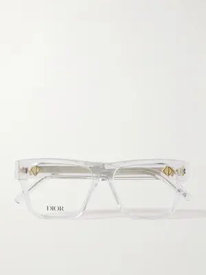 Dior Cd Diamondo S6i Square-frame Optical Glasses - Neutrals