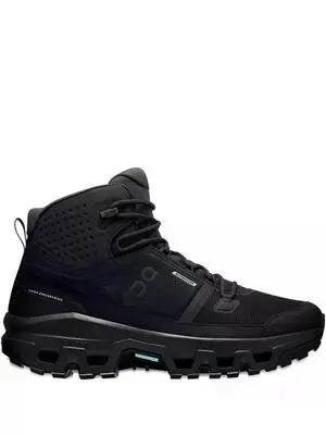 On Cloudrock Mid Wp Sneakers - Black