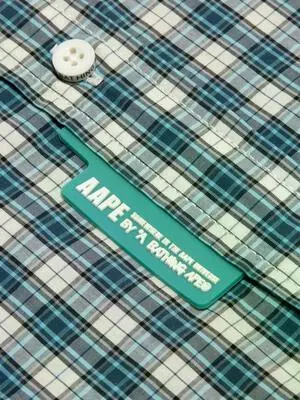 AAPE BY *A BATHING APE® Plaid Shirt
