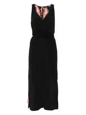 Etro V Neck Cocktail Dresses