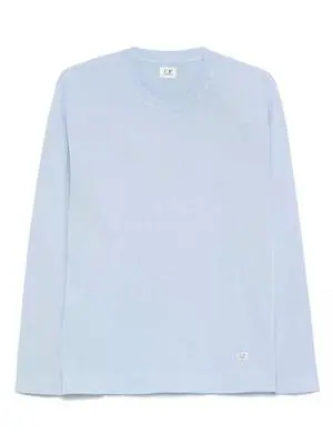 C.P. COMPANY Cotton Crepe T-shirt - Blue
