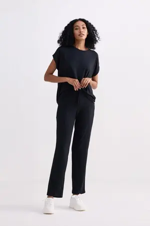 REISTOR Relaxed Tee Set - Black
