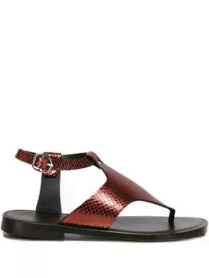 GIULIANO GALIANO Sissy Sandals - Red