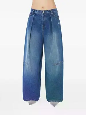 JEAN PAUL GAULTIER Logo-embroidered Jeans
