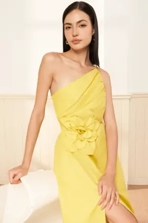 Yumi Kim Romy Linen Midi Dress
