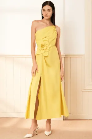 Yumi Kim Romy Linen Midi Dress
