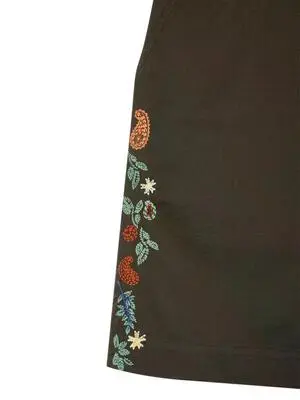 Paul Smith Embroidered Cotton Shorts