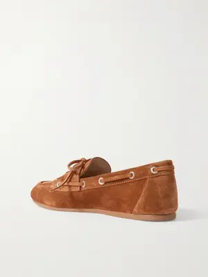 STUART WEITZMAN Tinsley Suede Loafers