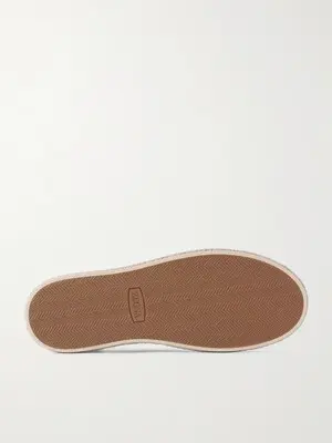 Zegna Triple Stitch™ Suede Slip-on Sneakers With Leather Trim