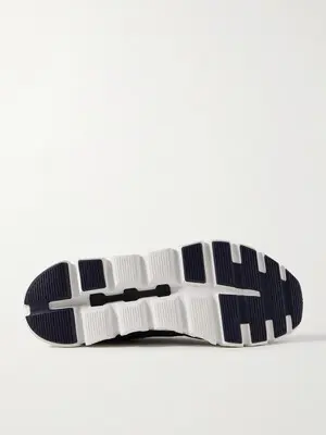 On Cloud 6 Rubber-trimmed Mesh Sneakers - Blue