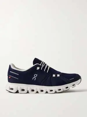 On Cloud 6 Rubber-trimmed Mesh Sneakers