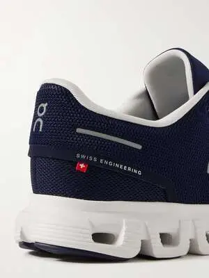 On Cloud 6 Rubber-trimmed Mesh Sneakers