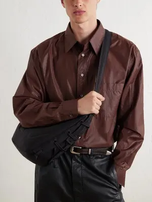 LEMAIRE Soft Game Small Messenger Bag - Black