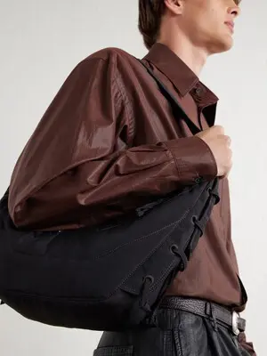 LEMAIRE Soft Game Small Messenger Bag - Black