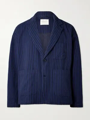 KARDO Hugh 2.0 Striped Cotton Suit Jacket