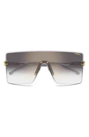 Carrera Eyewear 99mm Shield Mask Sunglasses - Gold Grey/ Grey Sf Gd Sp