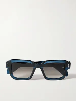 CUTLER AND GROSS The Great Frog Square-frame Sunglasses - Blue