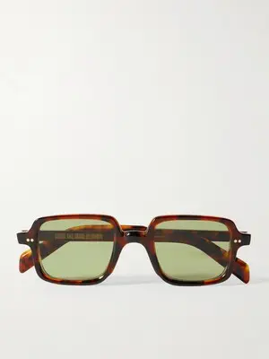 CUTLER AND GROSS Rectangle-frame Sunglasses - Tortoiseshell
