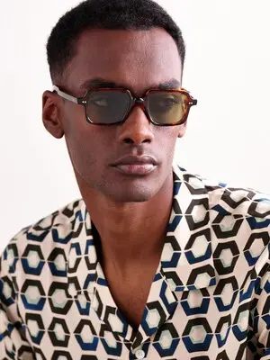CUTLER AND GROSS Rectangle-frame Sunglasses