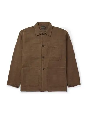 BEAMS Mil Linen And Cotton-blend Chore Jacket