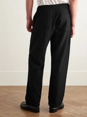 Auralee Straight-leg Cotton-jersey Trousers