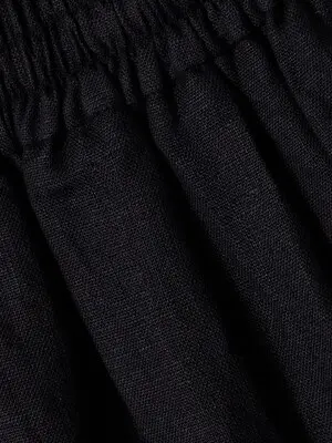 Suzie Kondi Shkip Linen Shorts - Black