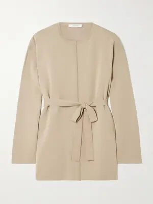 Max Mara Gerald Belted Knitted Cardigan - Neutrals