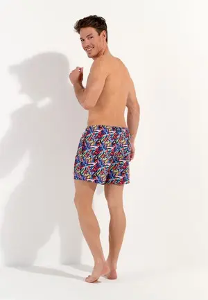 HOM Idylle Beach Boxer - Multico Print