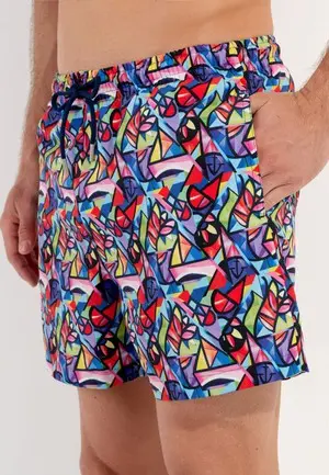 HOM Idylle Beach Boxer - Multico Print