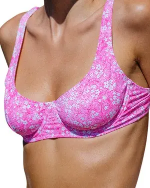 BRIGHT SWIMWEAR Capri Top - Paradise Pink