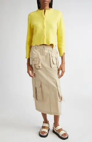 Acne Studios Kiruna Boiled Knit Cardigan