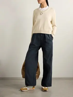 Citizens Of Humanity Petra Pleated Wide-leg Pants - Blue