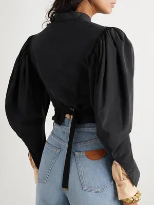 Chloé Cotton And Silk-blend Jacket