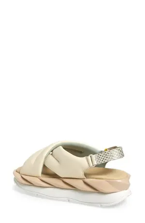4CCCCEES Mellow Moa Platform Slingback Sandal - Ivory