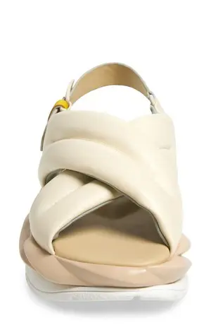 4CCCCEES Mellow Moa Platform Slingback Sandal - Ivory