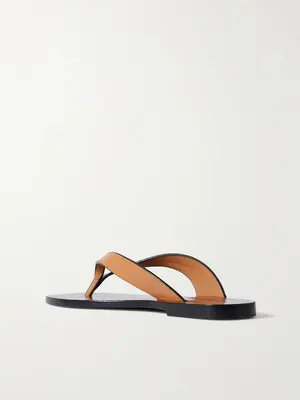 A.emery Kinto Leather Flip Flops - Brown
