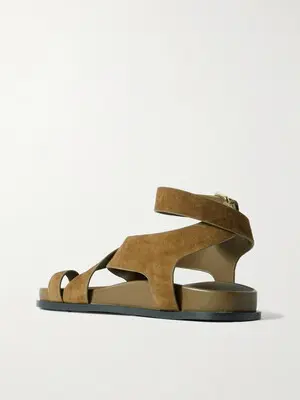 A.emery Jalen Suede Sandals - Green