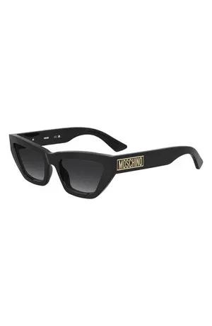 Moschino 55mm Gradient Cat Eye Sunglasses